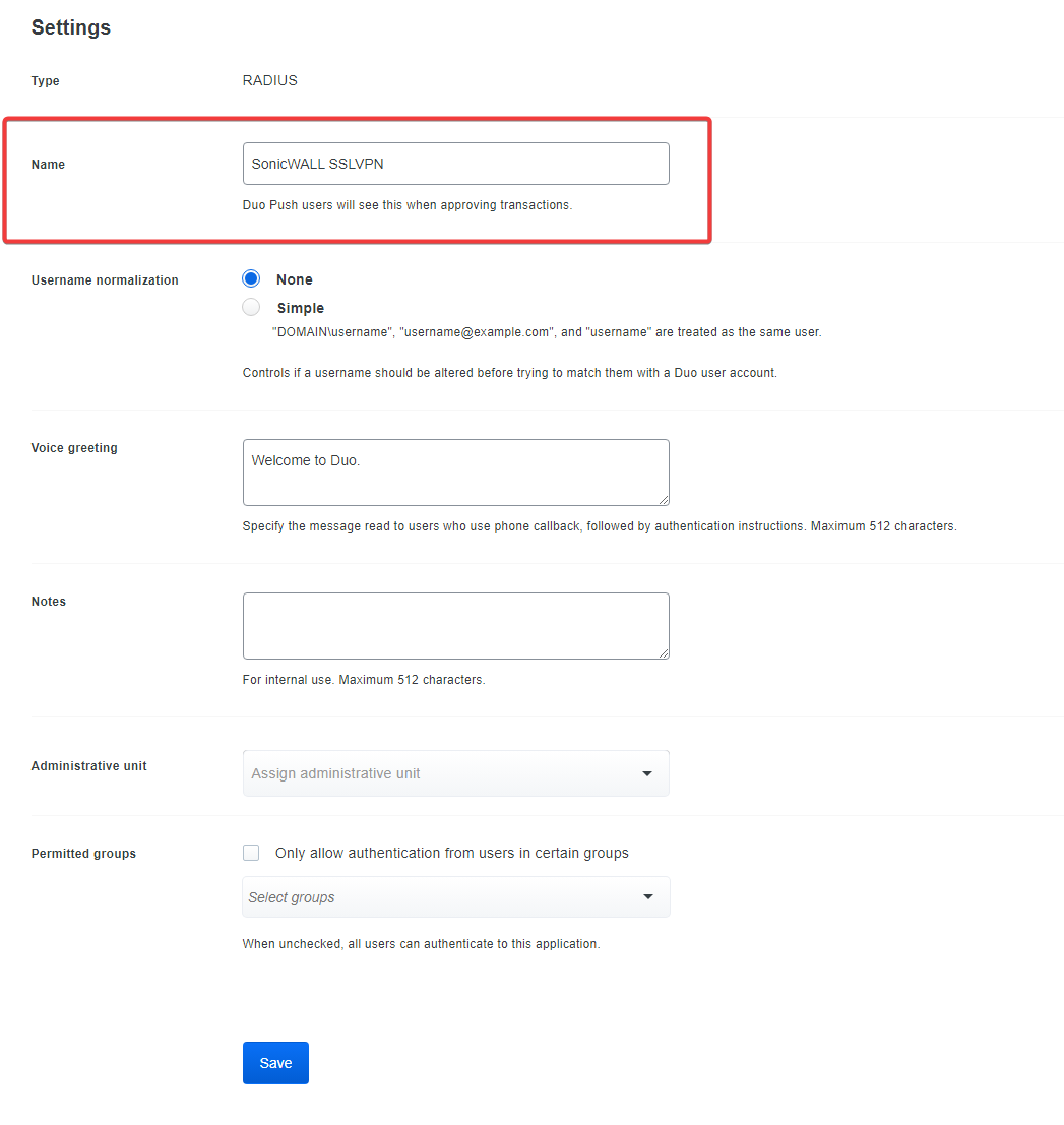 Setting up DUO Authentication for SonicWALL SSL VPN - Malachi Corrigan