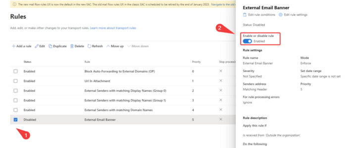 External Email Warnings with Office 365 - Malachi Corrigan