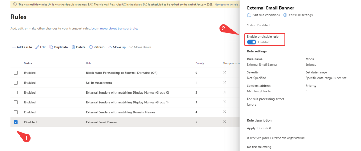 External Email Warnings with Office 365 - Malachi Corrigan